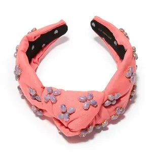 Lele Sadoughi Knotted Embellished Stone Headband