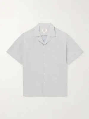 Portuguese Flannel Jones Camp-collar Cotton Shirt