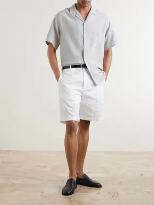Portuguese Flannel Jones Camp-collar Cotton Shirt