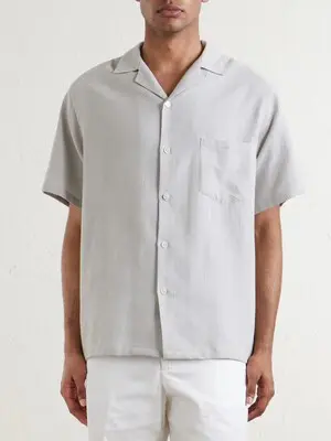 Portuguese Flannel Jones Camp-collar Cotton Shirt