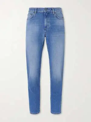 Zegna Medium Wash Jeans For Men