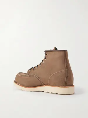 Red Wing 8838 Classic Moc Suede Boots - Neutrals