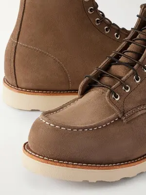 Red Wing 8838 Classic Moc Suede Boots - Neutrals