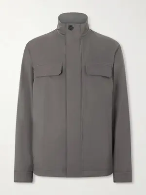 Zegna Shell Jacket - Brown