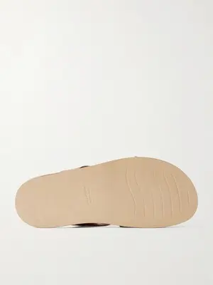 Mr P. Leather Crossover Sandals