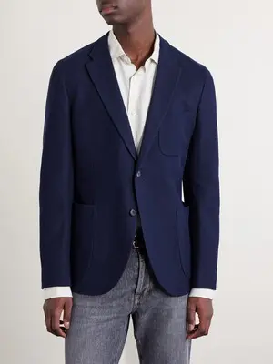 SLOWEAR Cotton-hopsack Blazer