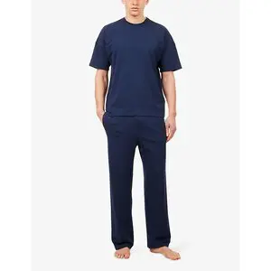 SKIMS Lounge Relaxed-fit Cotton-blend Jersey T-shirt