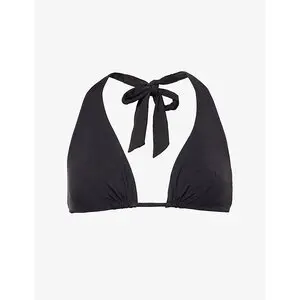 Max Mara Alola Halterneck Bikini Top - Black