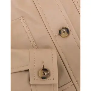 REISS Leather Trucker Jacket