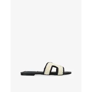 Steve Madden Zarnia Crochet Sandals - Black/comb