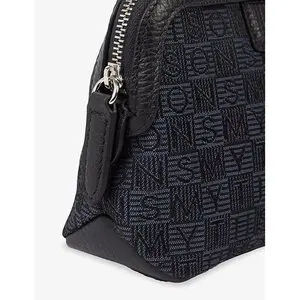 Smythson Stamp Small Canvas Travel Pouch