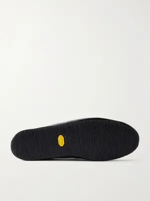 Mr P. Leather Espadrilles - Black