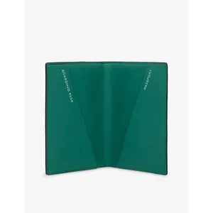 Smythson Mara Textured-leather Passport Holder