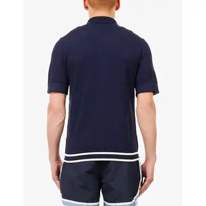 CHE Jorge Button-through Knitted Polo Top