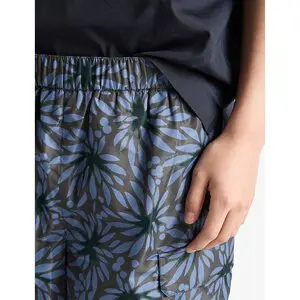 Prada Floral-print Re-nylon Swim Shorts - Grey