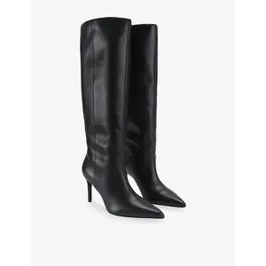 Carvela Pisa Leather Heeled Knee-high Boots