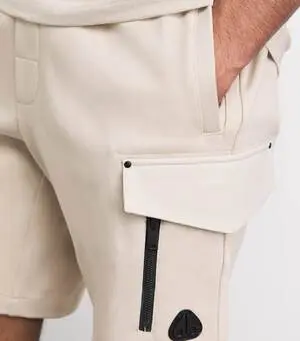 Moose Knuckles Dalon Cargo Sweatshorts - White