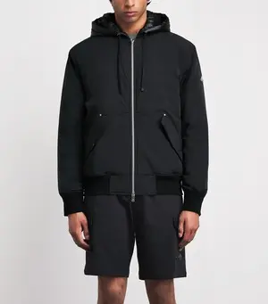 Moose Knuckles Down Brixton Bomber Jacket Upf 50