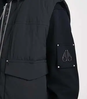 Moose Knuckles Hartsfield Zip-up Hoodie - Navy