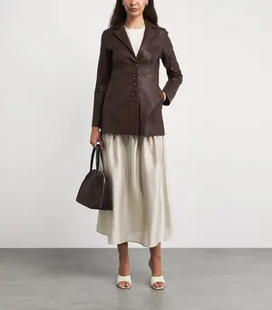Nour Hammour Monica Leather Jacket