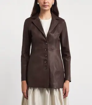 Nour Hammour Monica Leather Jacket