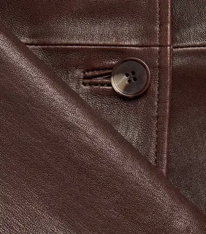 Nour Hammour Monica Leather Jacket
