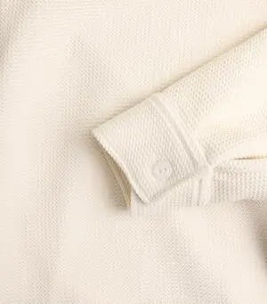 Sandro Textured Long-sleeve Shirt - Beige