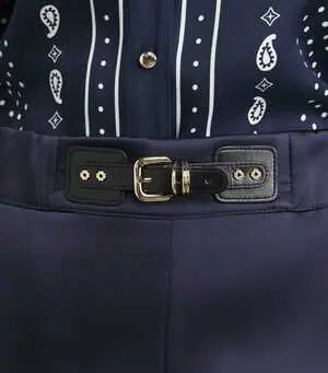 Maje Satin Flared Shorts