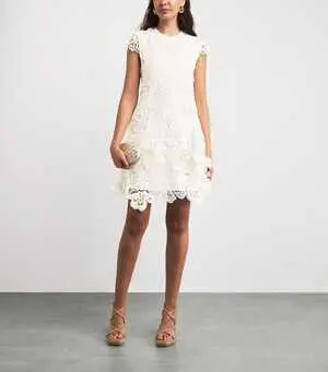 Simkhai Novella Lace Mini Dress - Ivory