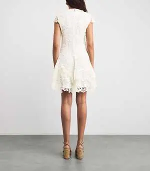 Simkhai Novella Lace Mini Dress - Ivory
