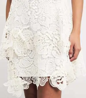 Simkhai Novella Lace Mini Dress - Ivory