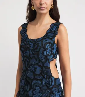 Simkhai Corinna Lace Midi Dress