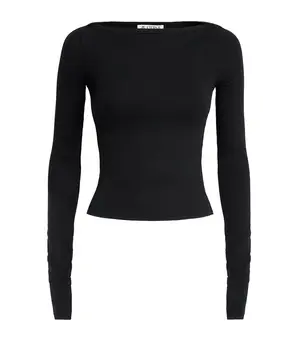 Eterne Boat-neck Long-sleeve T-shirt