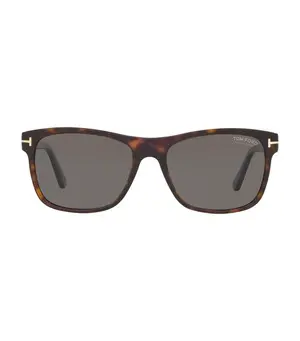 TOM FORD Tortoiseshell Rectangle Sunglasses Brown