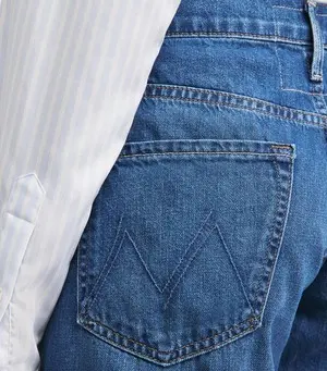 MOTHER Maven Skimp Mid-rise Straight Jeans