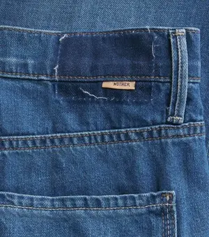 MOTHER Maven Skimp Mid-rise Straight Jeans