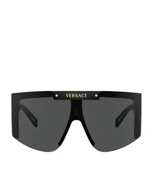 VERSACE Acetate Shield Sunglasses