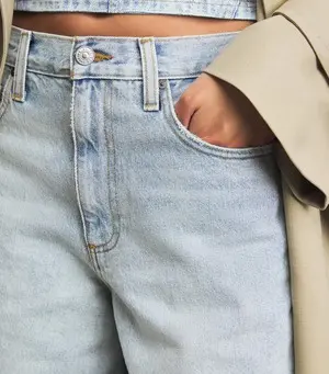 Paige Faye Denim Shorts - Blue