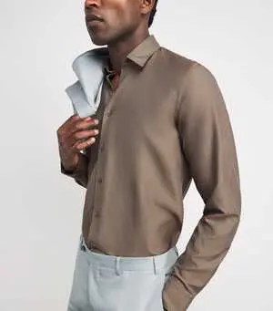 Canali Cotton-silk Shirt