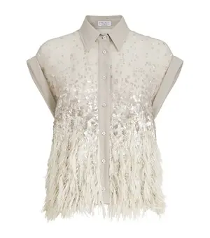 Brunello Cucinelli Sequined Shirts For Women