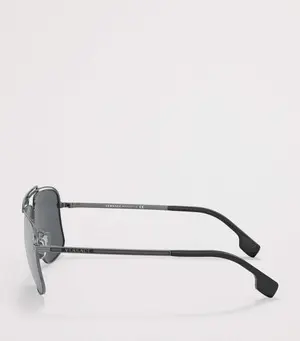 Versace Metal Ve2242 Medusa Sunglasses - Grey