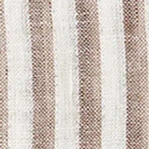Brunello Cucinelli Linen-blend Stripe Scarf - Beige