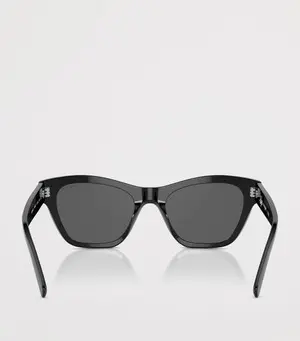 VOGUE Acetate Cat Eye Sunglasses - Black
