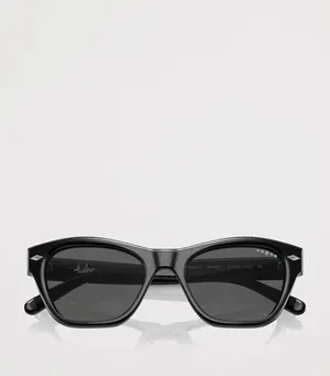 VOGUE Acetate Cat Eye Sunglasses - Black