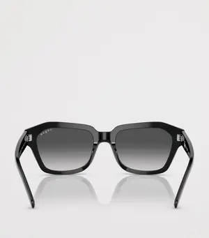 VOGUE Acetate Irregular Sunglasses - Black