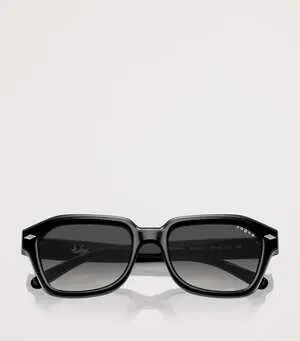 VOGUE Acetate Irregular Sunglasses - Black