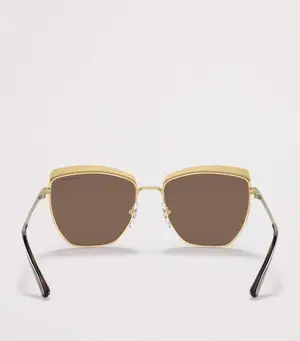 VOGUE Metal Irregular Sunglasses