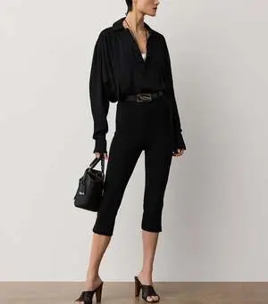 Ralph Lauren Satin Karmen Oversized Shirt
