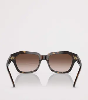 VOGUE Acetate Irregular Sunglasses - Brown