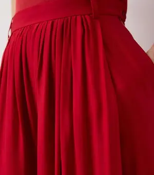 Ralph Lauren Satin Vannesa Wide-leg Trousers